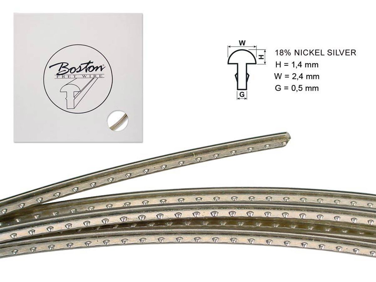 Boston Fret Wire 5 m - 6105 Narrow Jumbo fra Boston | Lynrask levering